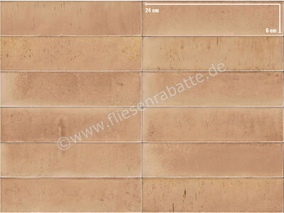 Marazzi Lume Pink Dekor 6x24cm MA9Q