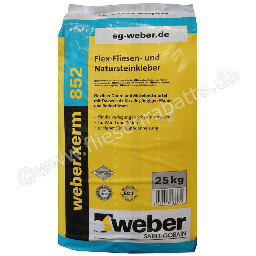 Weber weber.xerm 852 Flexkleber grau 101128