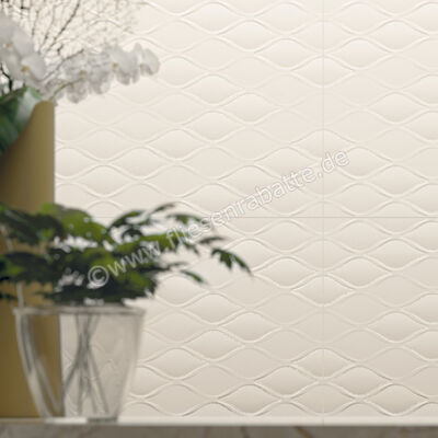 Marca Corona 4D White Wandfliese 40x80cm D731